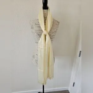 Liz Claiborne | Accessories | Liz Claiborne Vintage Butter Yellow Sheer ...